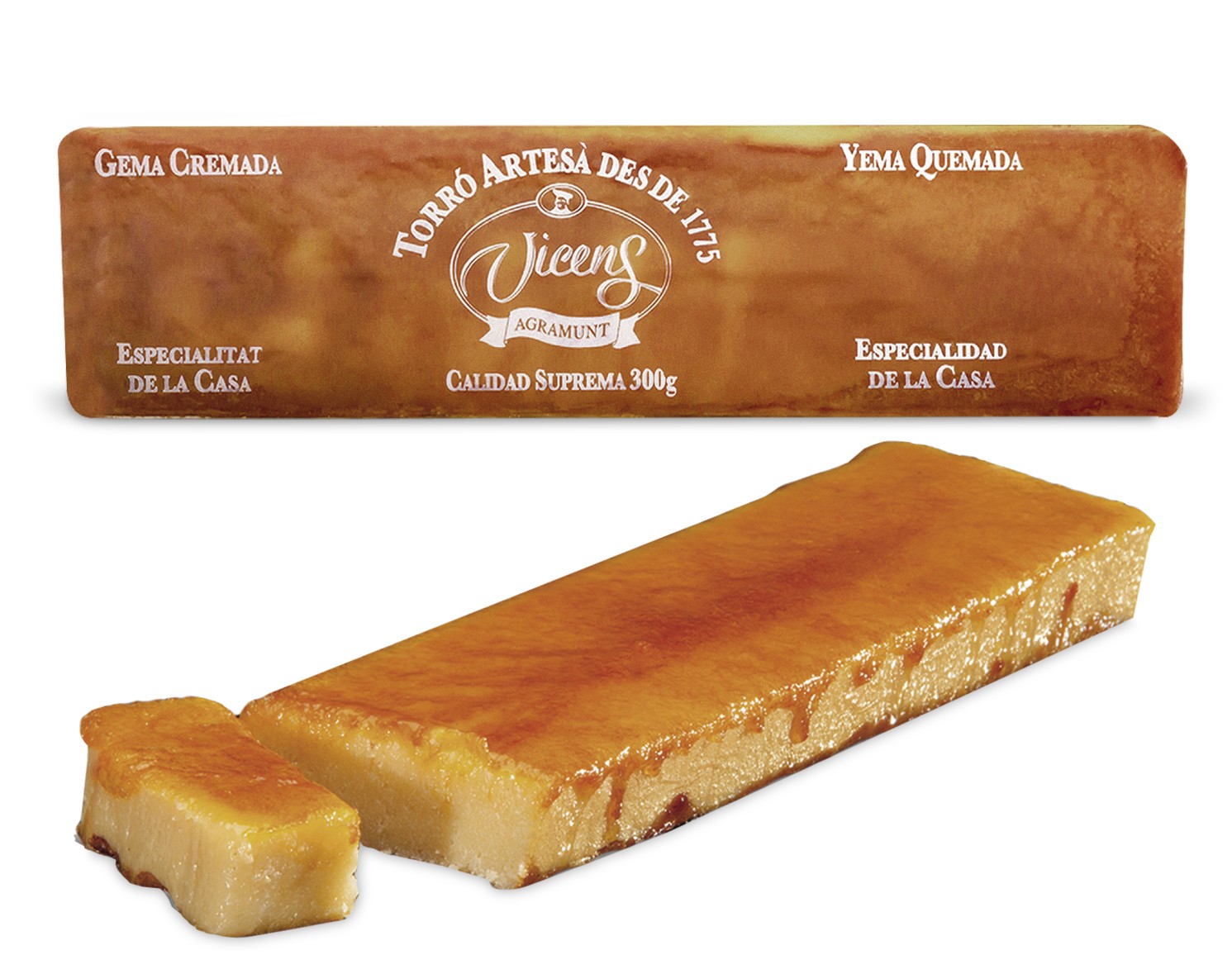 Turrón de Yema Quemada 300g
