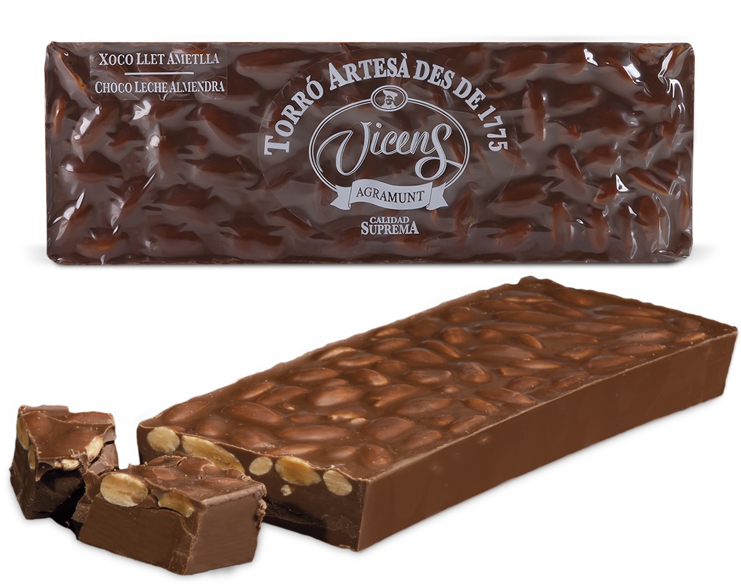 Milk Chocolate Almond Nougat 500g