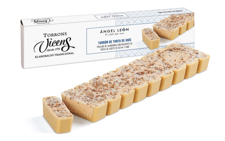 Anise Cake Nougat 300g by Ángel León in a Case